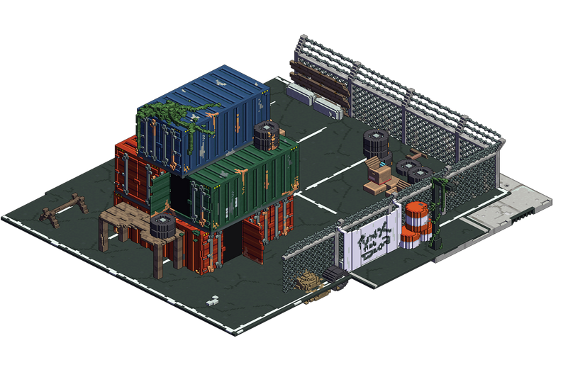 Isometric Nuclear Survival - monogon by monogon