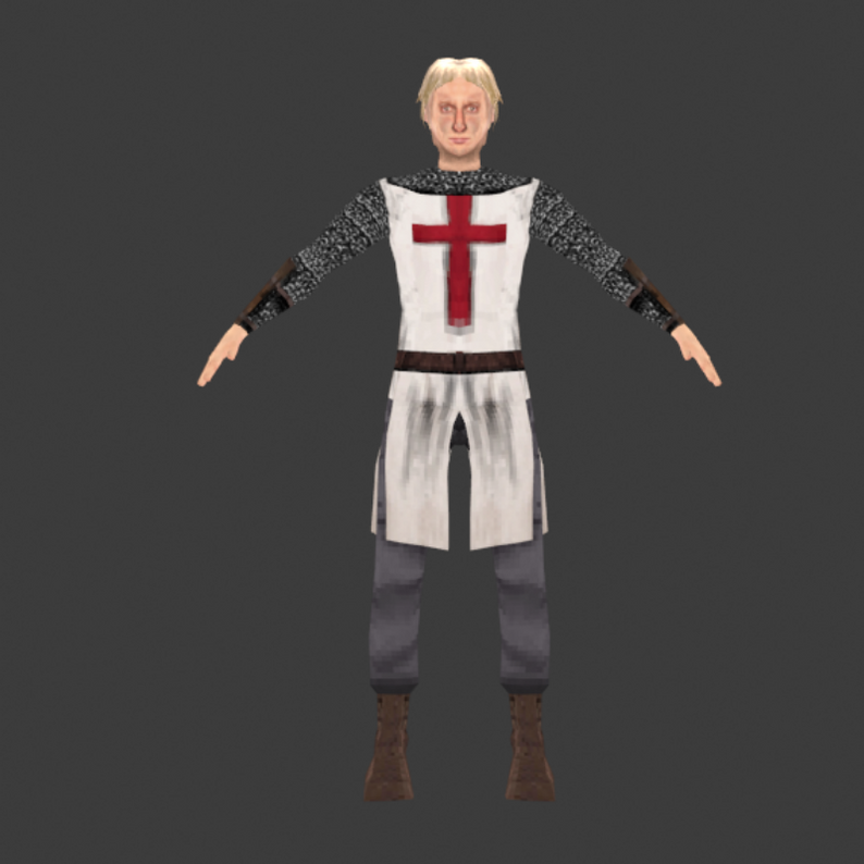 Low Poly Crusader by CLOUDLESS STUDIO