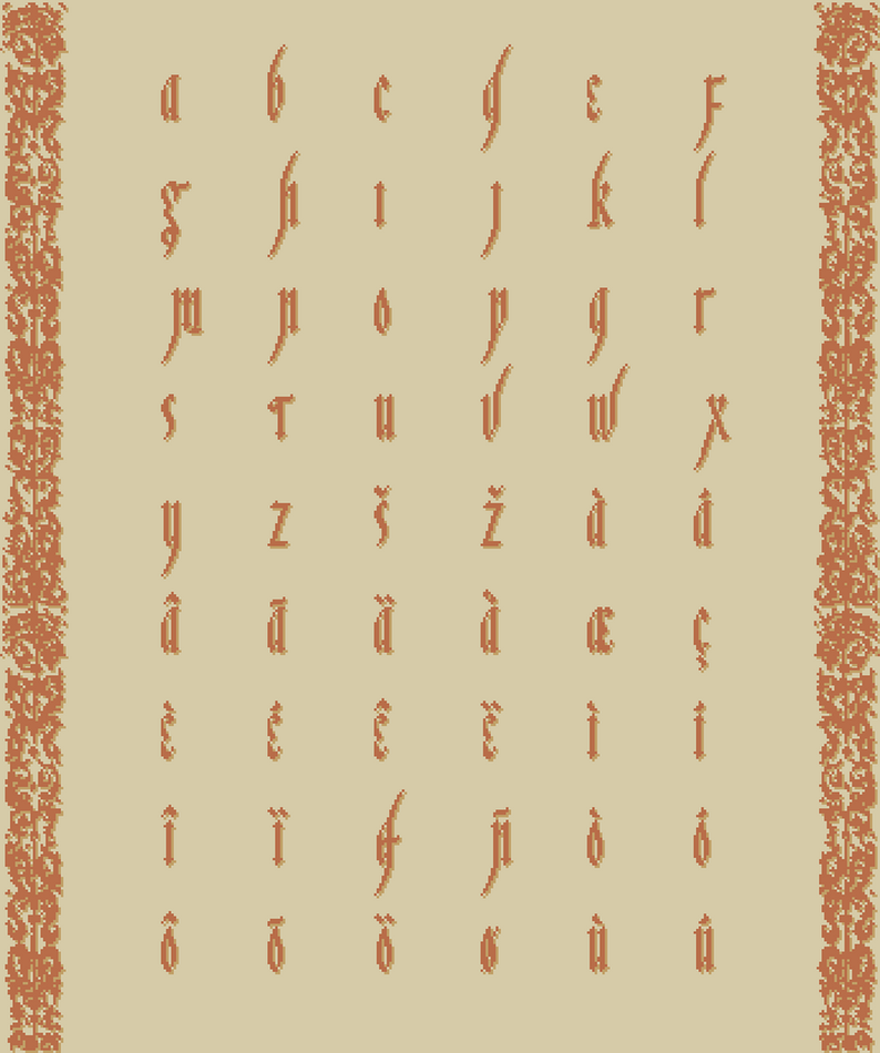 Herestal Medieval Pixel Font by Valiegraphie