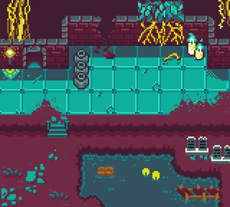 Savage Swamp! Dungeon Tileset by PetricakeGames