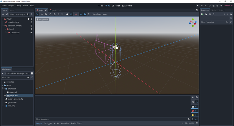 Godod First Person Character by DV GameDev