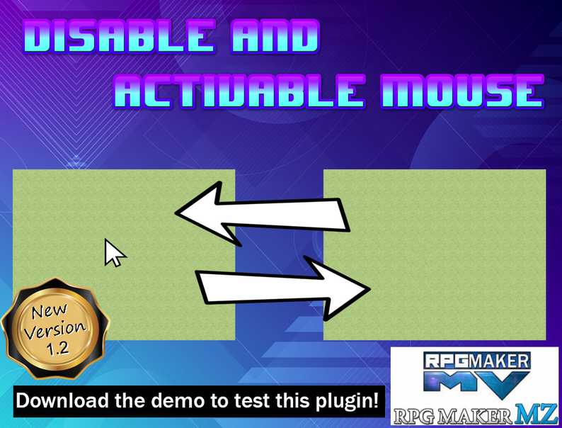 Disable and activable Mouse RPG Maker MV - MZ by EroiK StyLeR