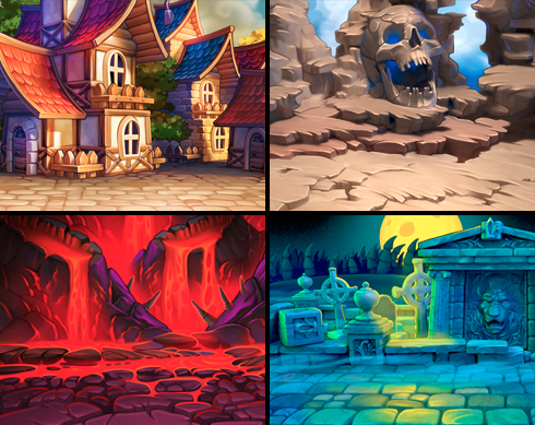 Fantasy background by dreamdale