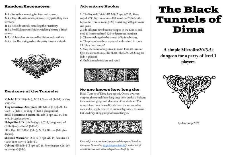 The Black Tunnels of Dima by dancramp