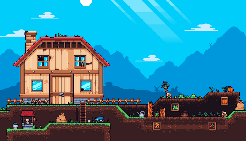 Farm Tileset Pack by Mucho Pixels