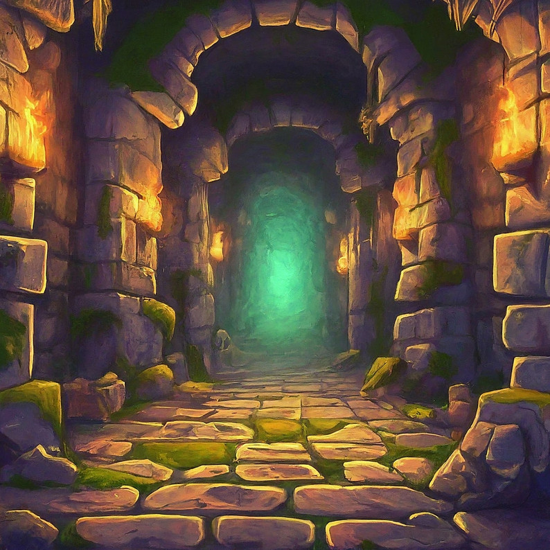 Free CC0 Dungeon Backgrounds Pack by The Outlander