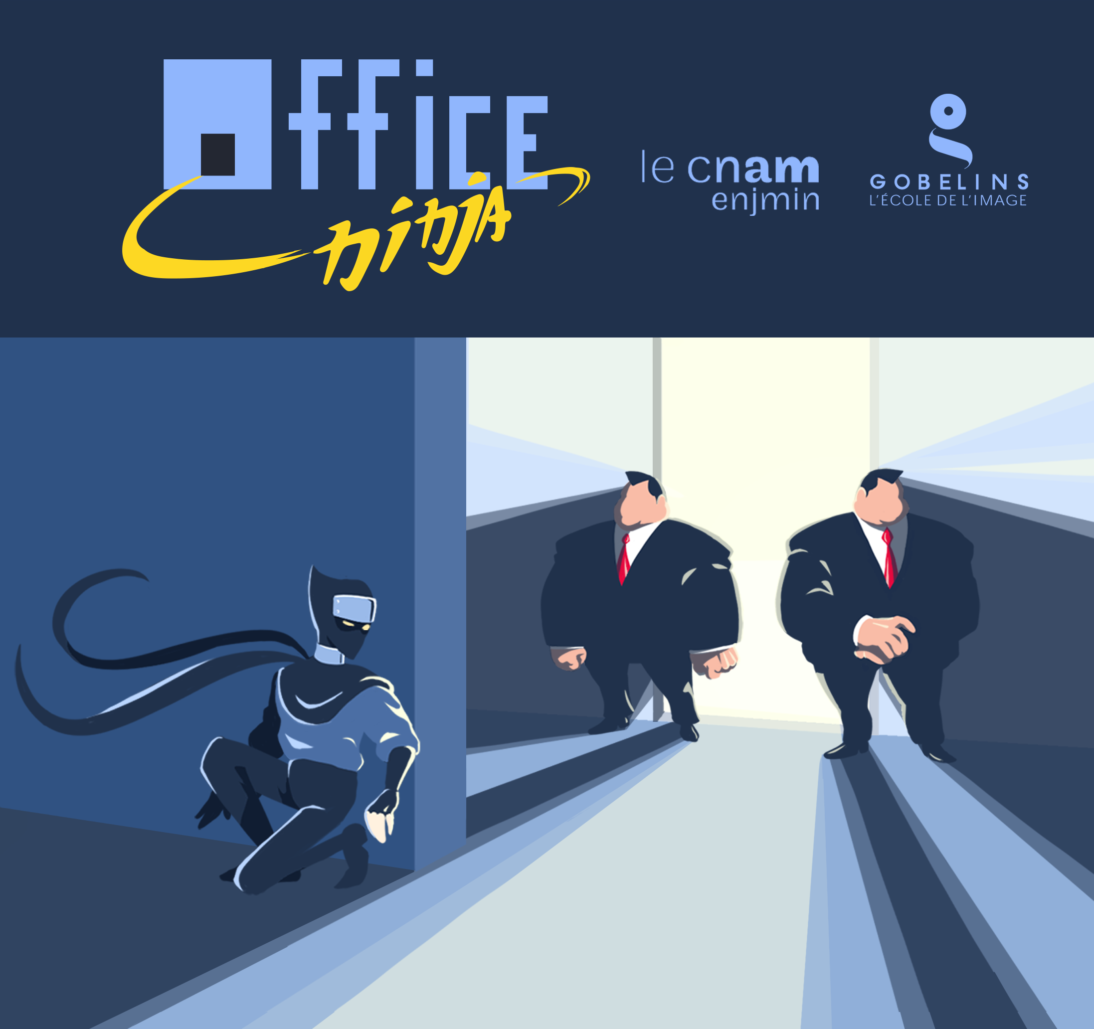 OFFICE NINJA by whitebenoit, Lucky-Trident