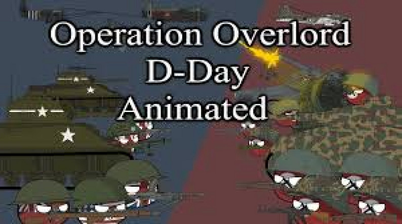 D-day countryballs scratch by ChenJunPokemon