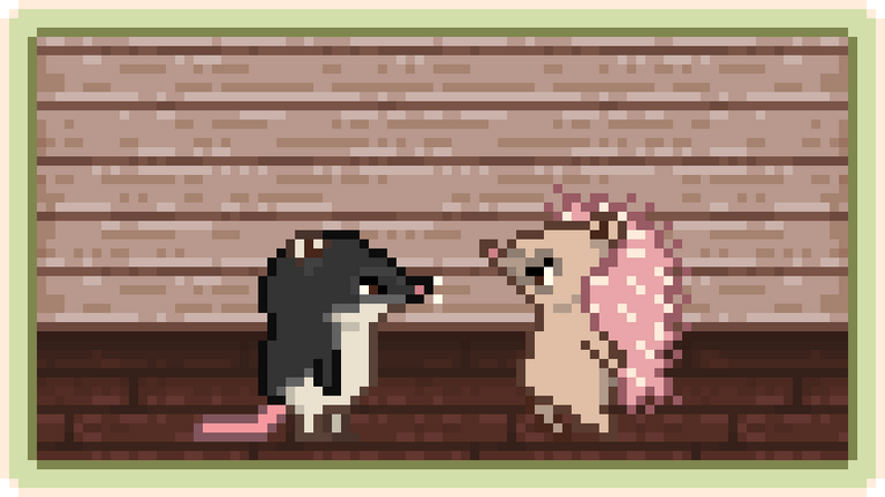 Hedgehogs & Shrews - Animated Pixel Characters by pixelmia