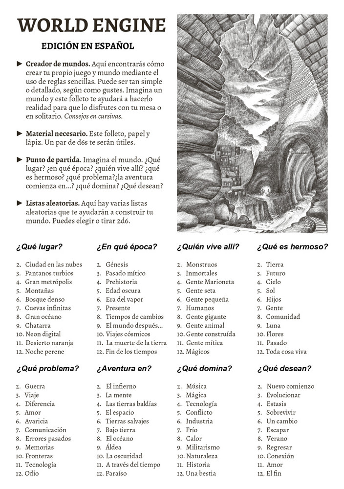 WORLD ENGINE SRD by David Blandy