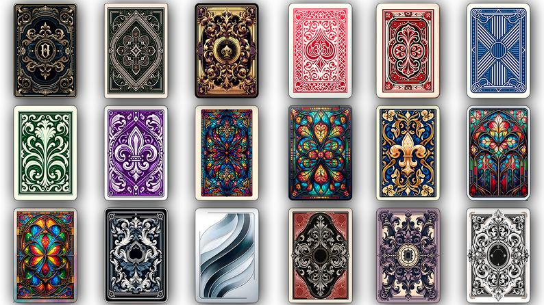 Card Backs : Designs for Card Games by PabloGameDev