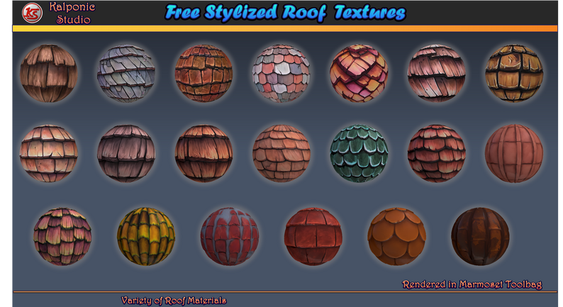 🎨Free Stylized Textures🎨 by Kalponic Studio