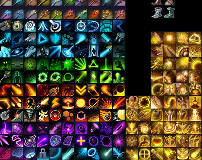+2000 FREE iconset 32px rpg maker by Satanturno