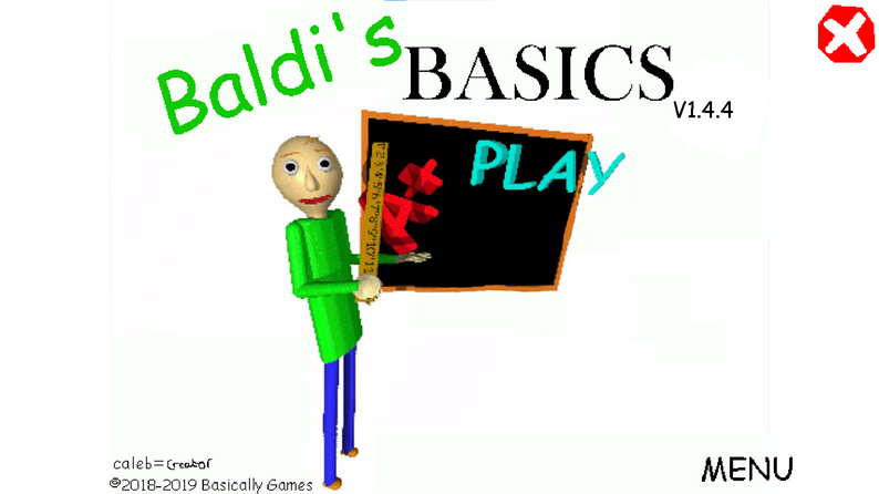Baldi’s Basics: Fan-Remastered + by PixelCraftedStudios