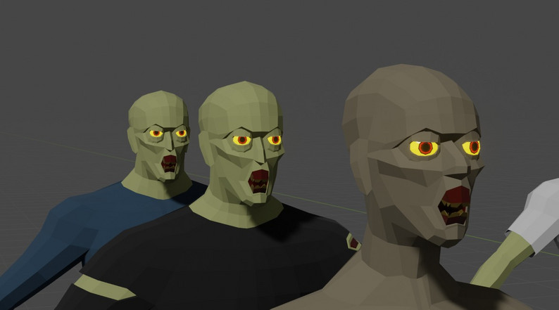Low Poly Character - Zombies - 3D Pack by DGG