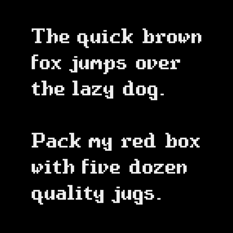 Pixel Font - COMPASS by somepx