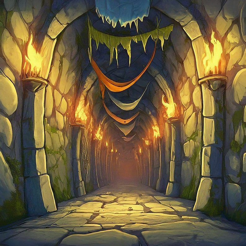 Free CC0 Dungeon Backgrounds Pack by The Outlander