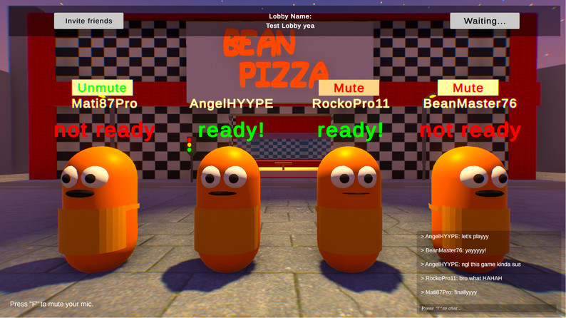 Bean 'N Pizza - Multiplayer Pizza Game! by AngelHYYPE