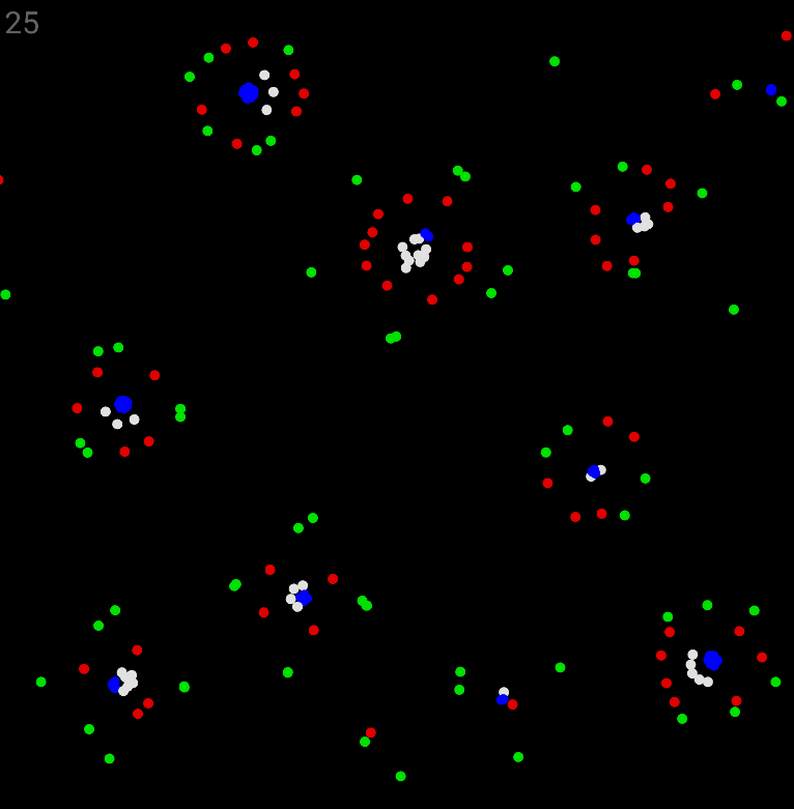 Particle life by Apehuman