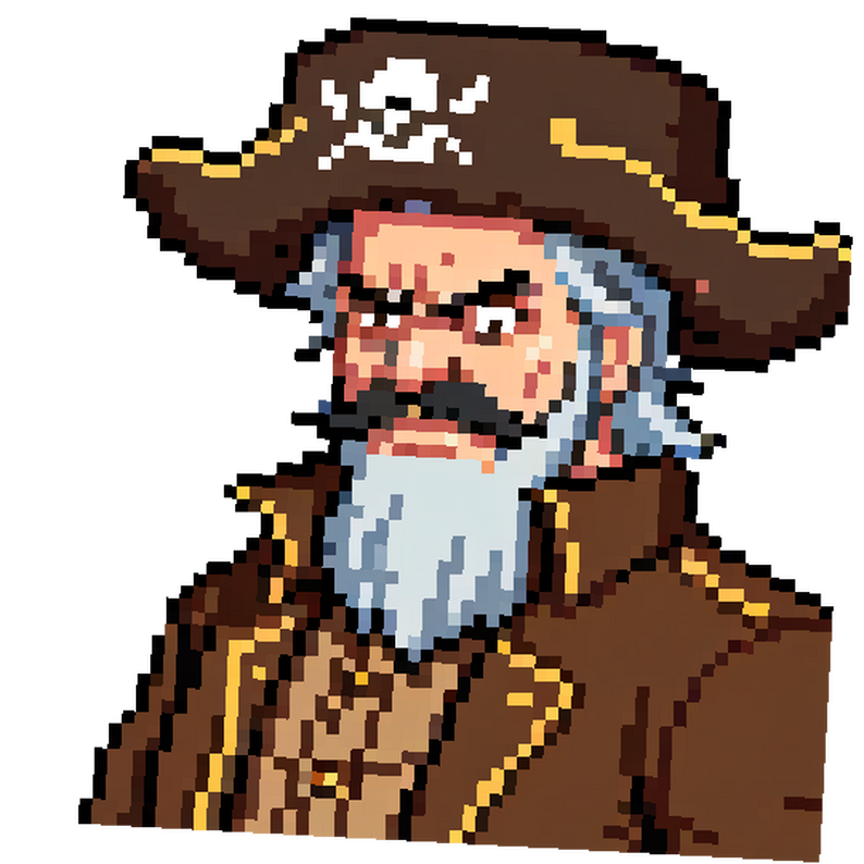 Pirates Portrait Pack Asset - Pixelart / Pixel Art sprite Bust Pack Men ...