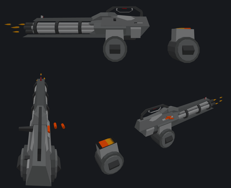 Low Poly PSX Gun Pack by LAZY SPAR7AN GAMES