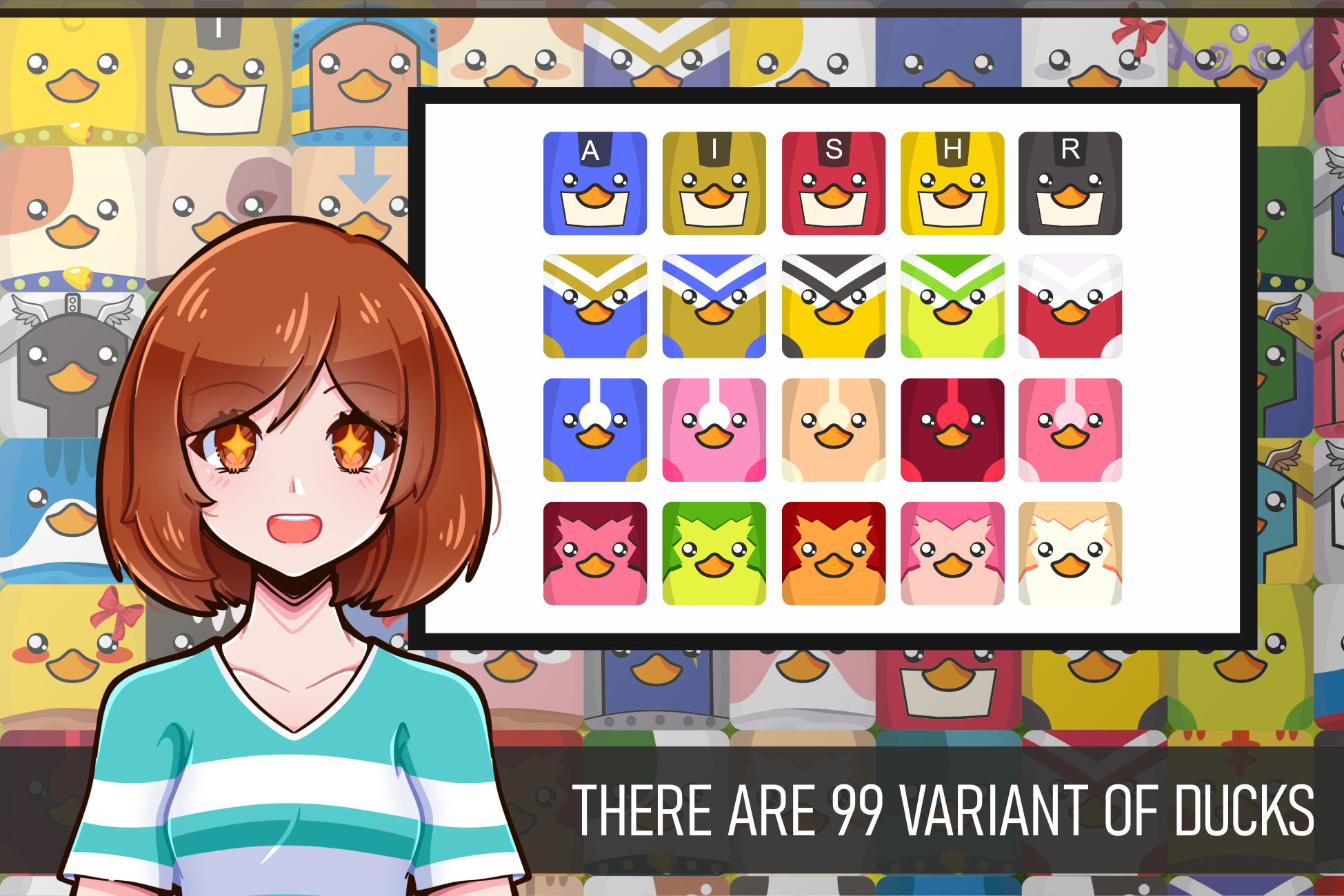 Animal Cube (Duck Series) - 2D Asset by ExpertHisa