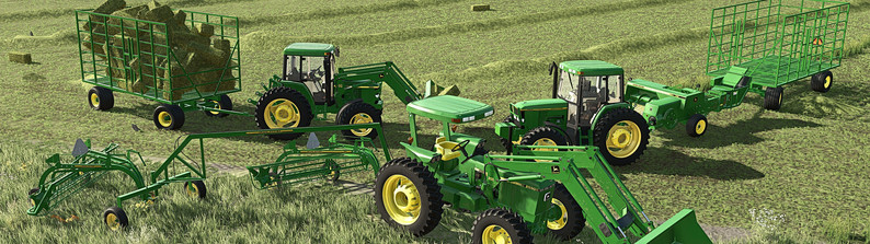 Deere rake tedder reskin edit by SteveSpuller