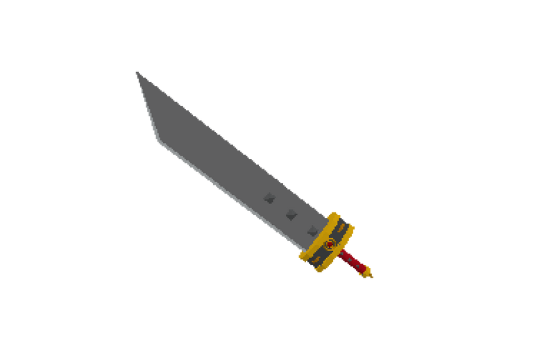 PSX STYLE RETRO BUSTER BLADE SWORD by LAZY SPAR7AN GAMES