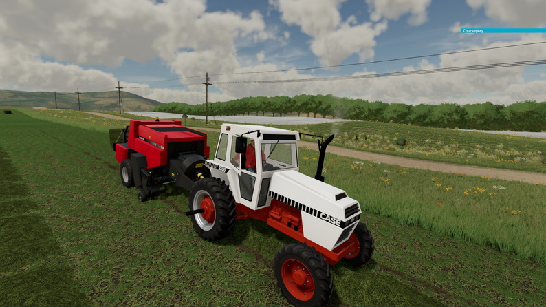 Case 8575 Square Baler FS22 by Borrowed Parts Modding
