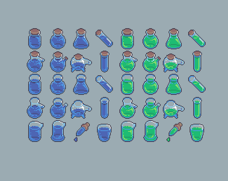 Flask Icons 32x32px by Allnew
