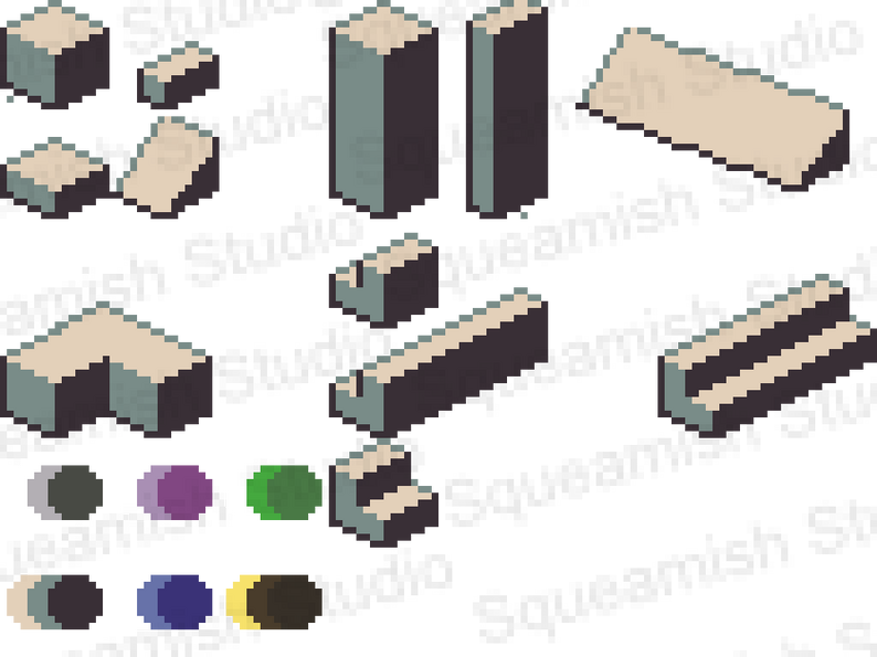 Template - Modular Isometric Tiles by SqueamishGeek