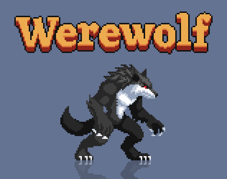 Werewolf 2D Pixel Art by Mattz Art