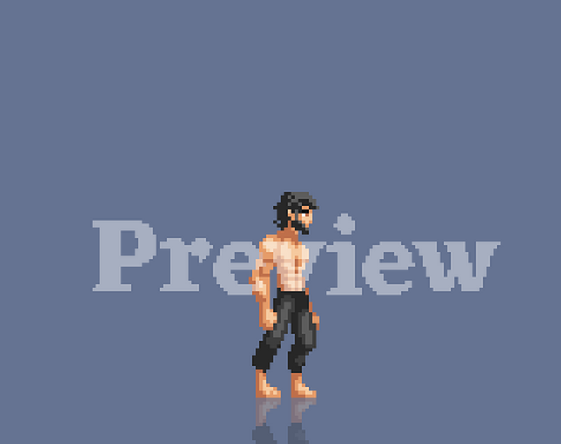 Werewolf 2D Pixel Art by Mattz Art