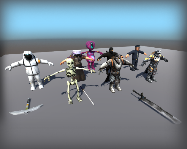 Low Poly Characters Volume 1 by RRFreelance