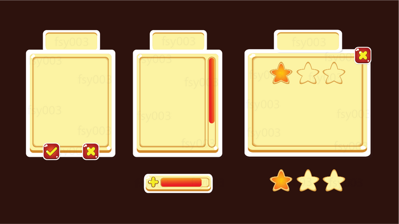 GUI - Game Buttons fsy003 by fsy