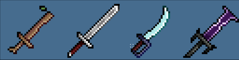 64 sword collection 32x32 prehardmode like designs by gobalman
