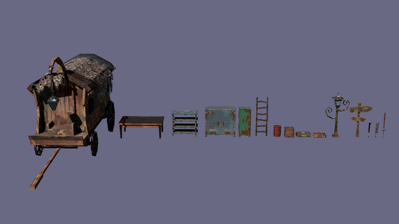 Low-Res Environment 3D by Turinscot