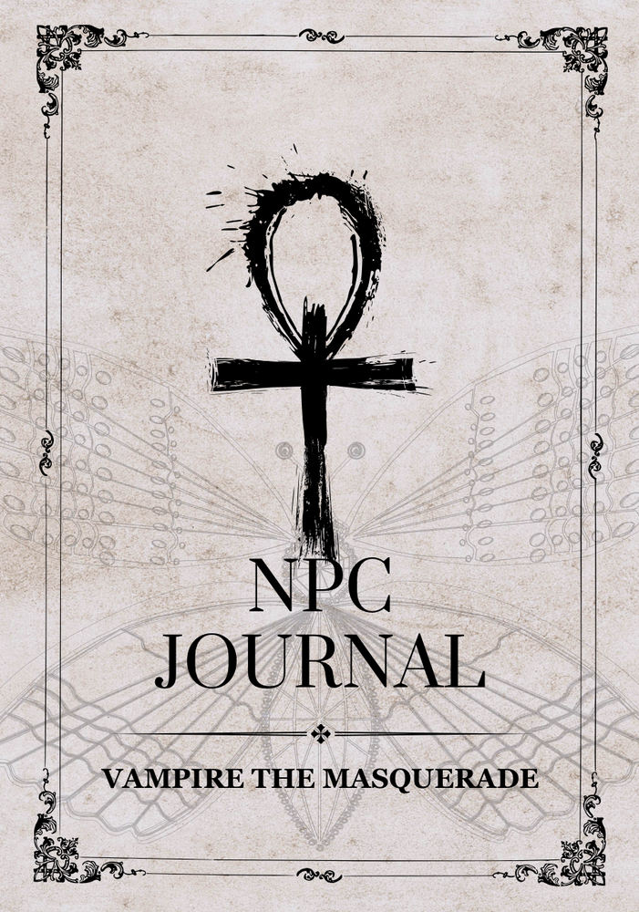 Vampire the Masquerade - NPC sheets by Ailis Williams