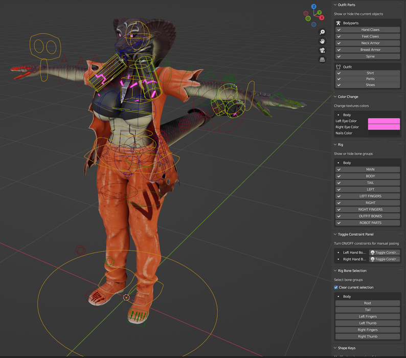 Character SFM & Blender/fbx - Sab by petruz3D