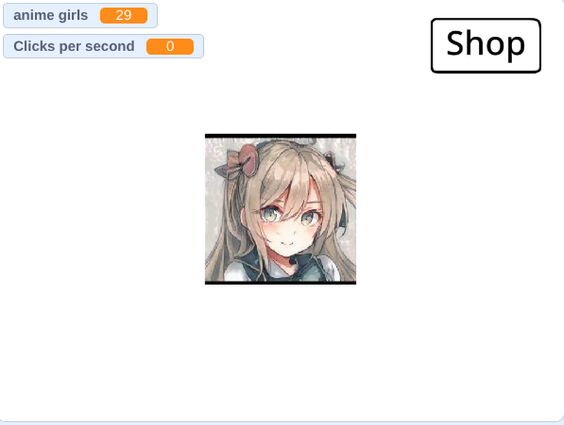 anime girl clicker 2 by zynquizer