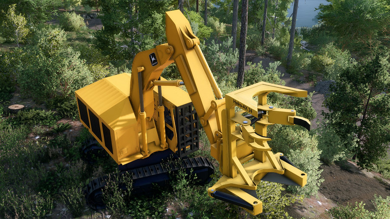 FS22 Deere 793D Feller Buncher with Shear Head by LL Logging