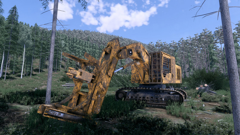 FS22 Deere 793D Feller Buncher with Shear Head by LL Logging