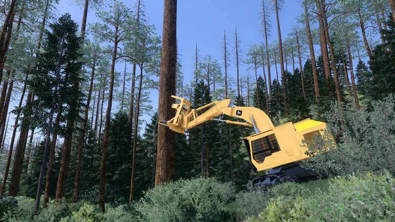 FS22 Deere 793D Feller Buncher with Shear Head by LL Logging