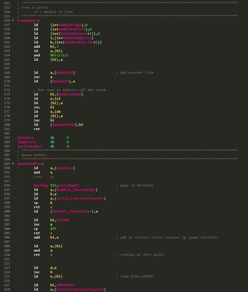 SNasm Assembler by Mike Dailly