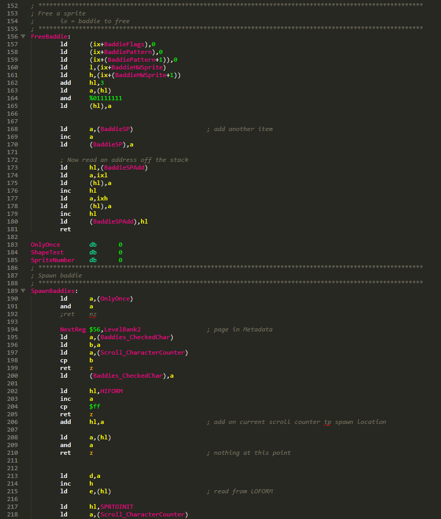 SNasm Assembler by Mike Dailly