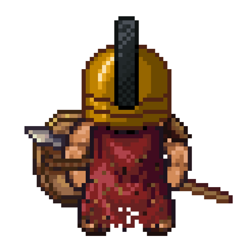 SPARTAN - RPG STYLE HIGHLY DETAILED SPRITE by Sorthen