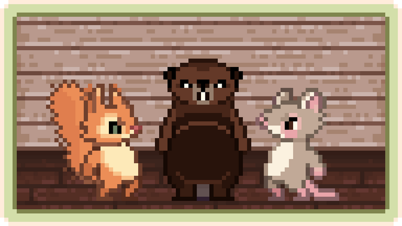 Rodents - Animated Pixel Characters by pixelmia