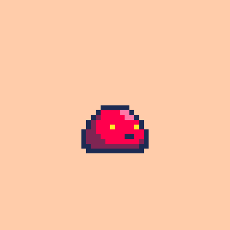 Pixel Art Slime by Diogo Vernier