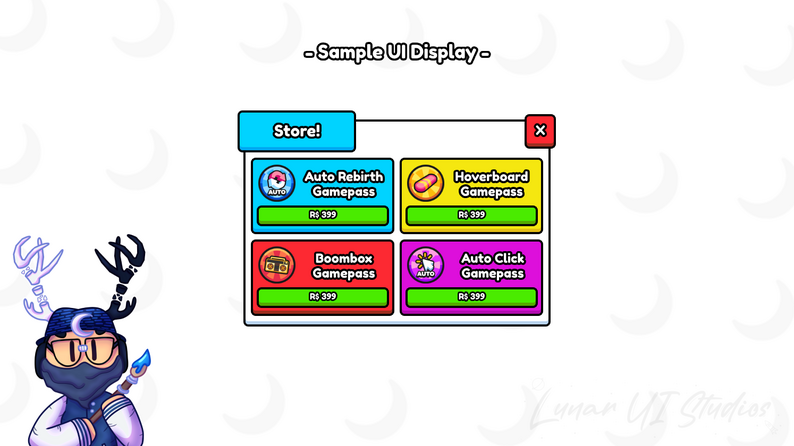 UI Starter Pack! by Lunar UI