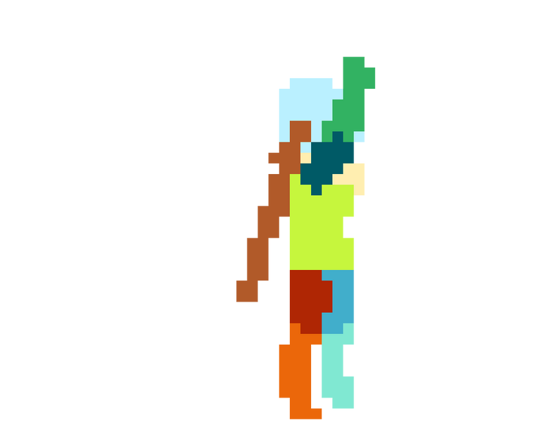 2D Pixel Art Character Template by Joshua Briggs